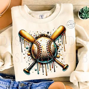 Baseball With Sprinkles PNG, Baseball Drip PNG, Ice Cream Drip Clipart ...