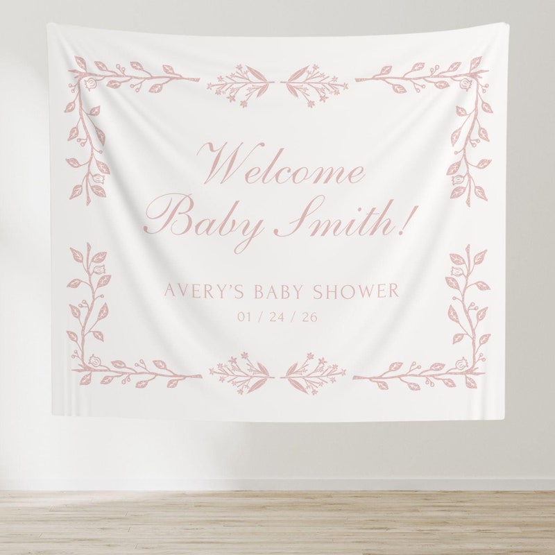 Baby Shower Backdrop - Etsy