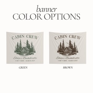 Cabin Crew Bachelorette Party Banner, Personalized Girls Camping ...