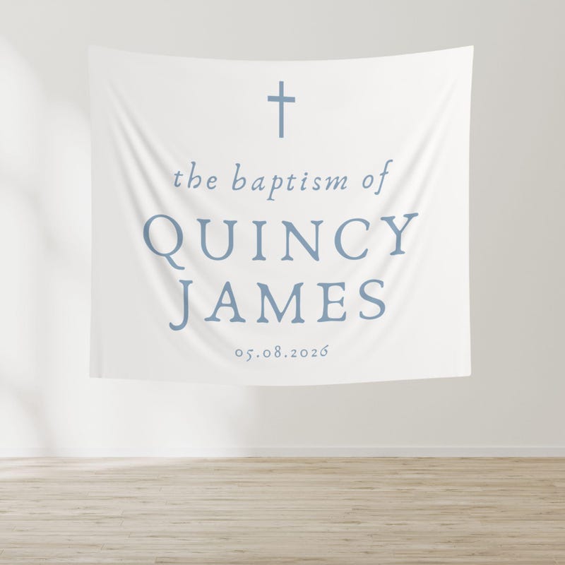 Baptism Banners - Etsy