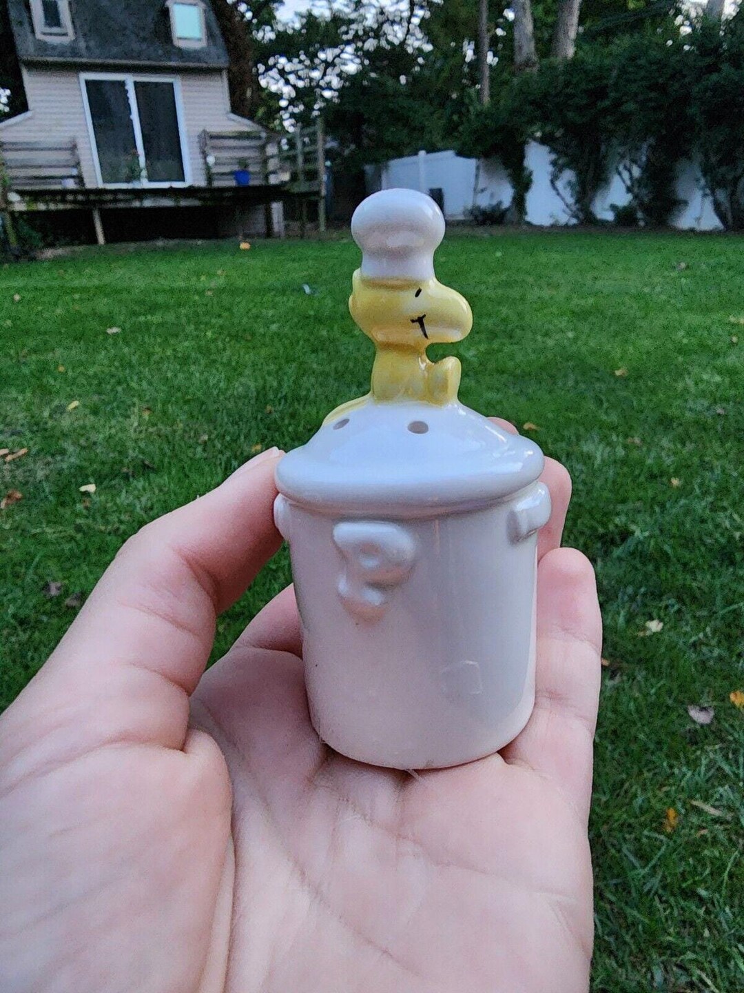 Vintage 1972 Peanuts Chef Woodstock Pepper Shaker - Collectible Snoopy ...