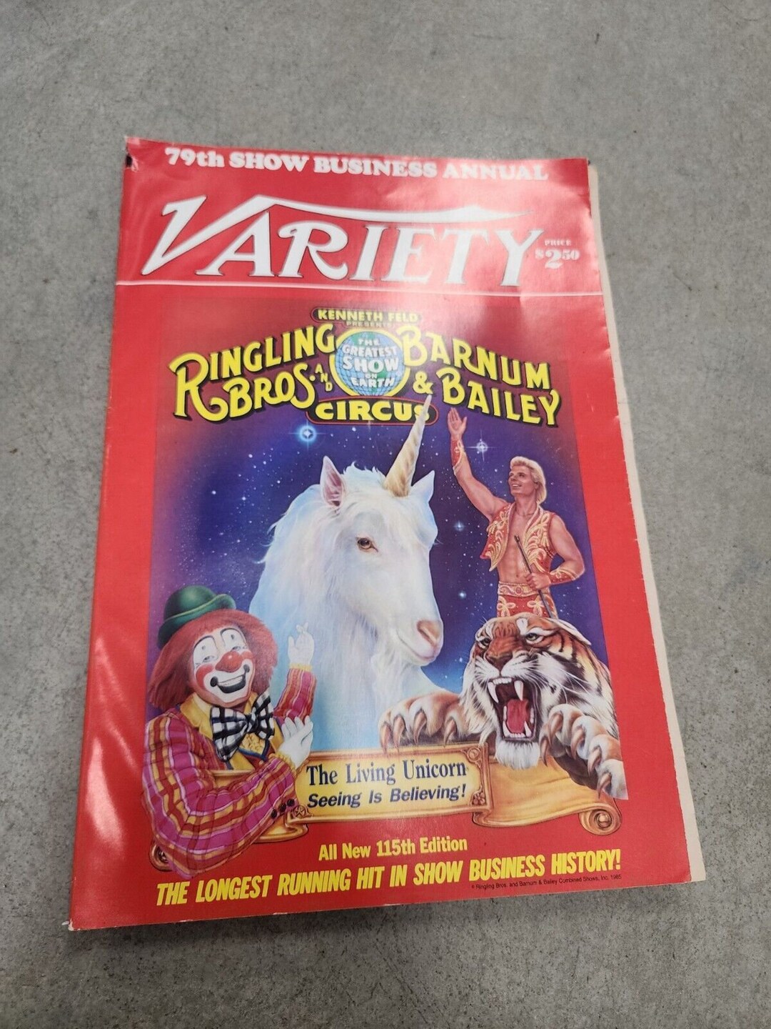 Variety Jumbo 1985 Magazine Newspaper - Etsy