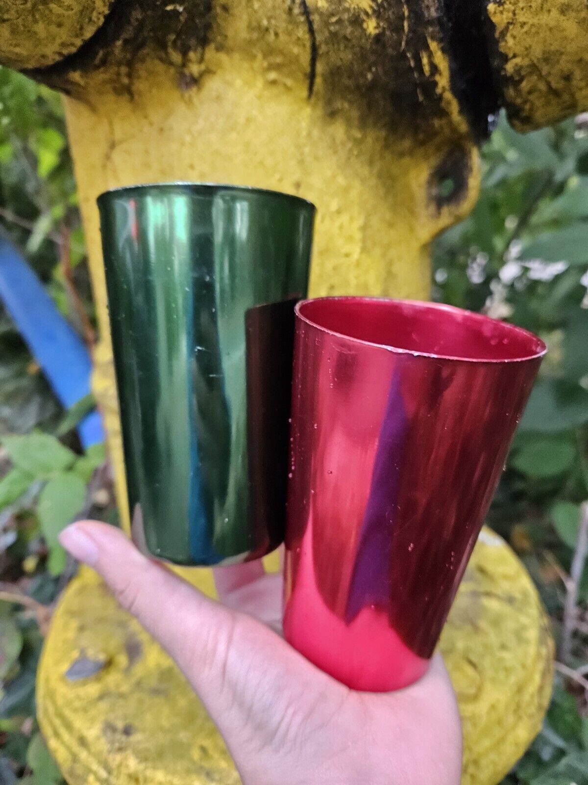 Vintage Bascal Aluminum Tumblers Drinking Cups Tumblers 4.5 Set of 2 - Etsy