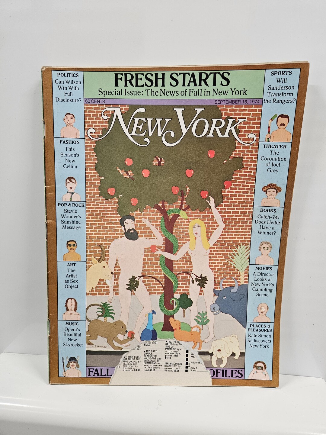 1974 Sept 16 - New York Magazine, Vintage - Etsy
