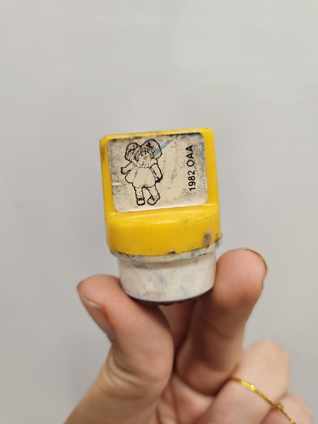 Cabbage Patch Kids Rubber Stamp Self Inking Vtg 1984 Used Girl Doll ...