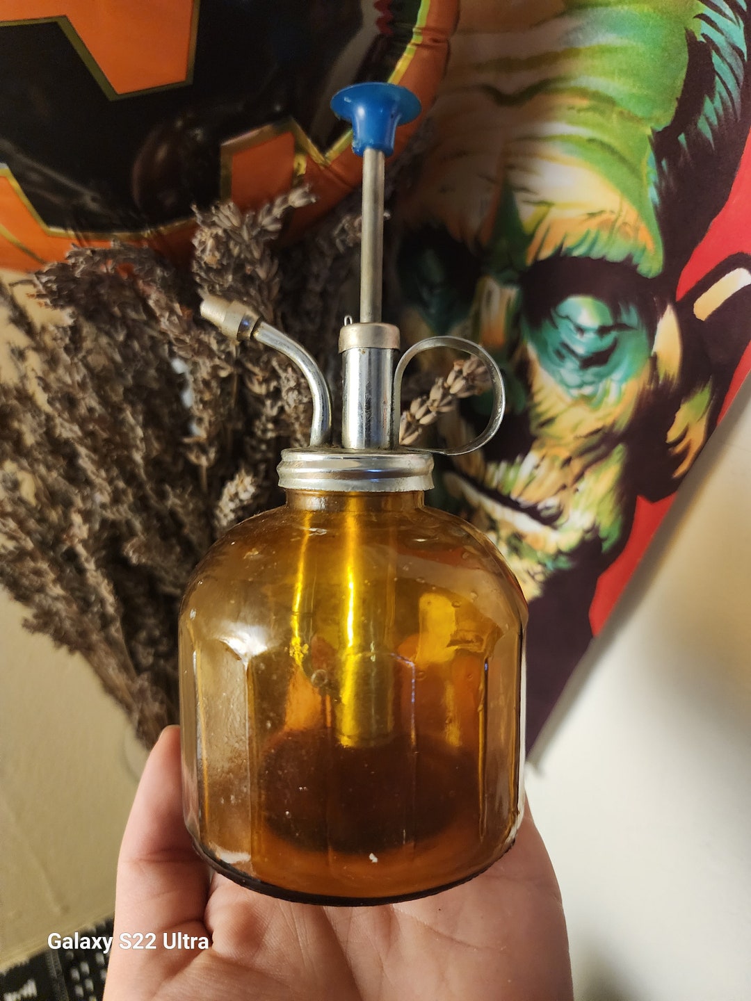 Vintage Clear Glass Plant Mister Atomizer Spritzer Sprayer Bottle ...