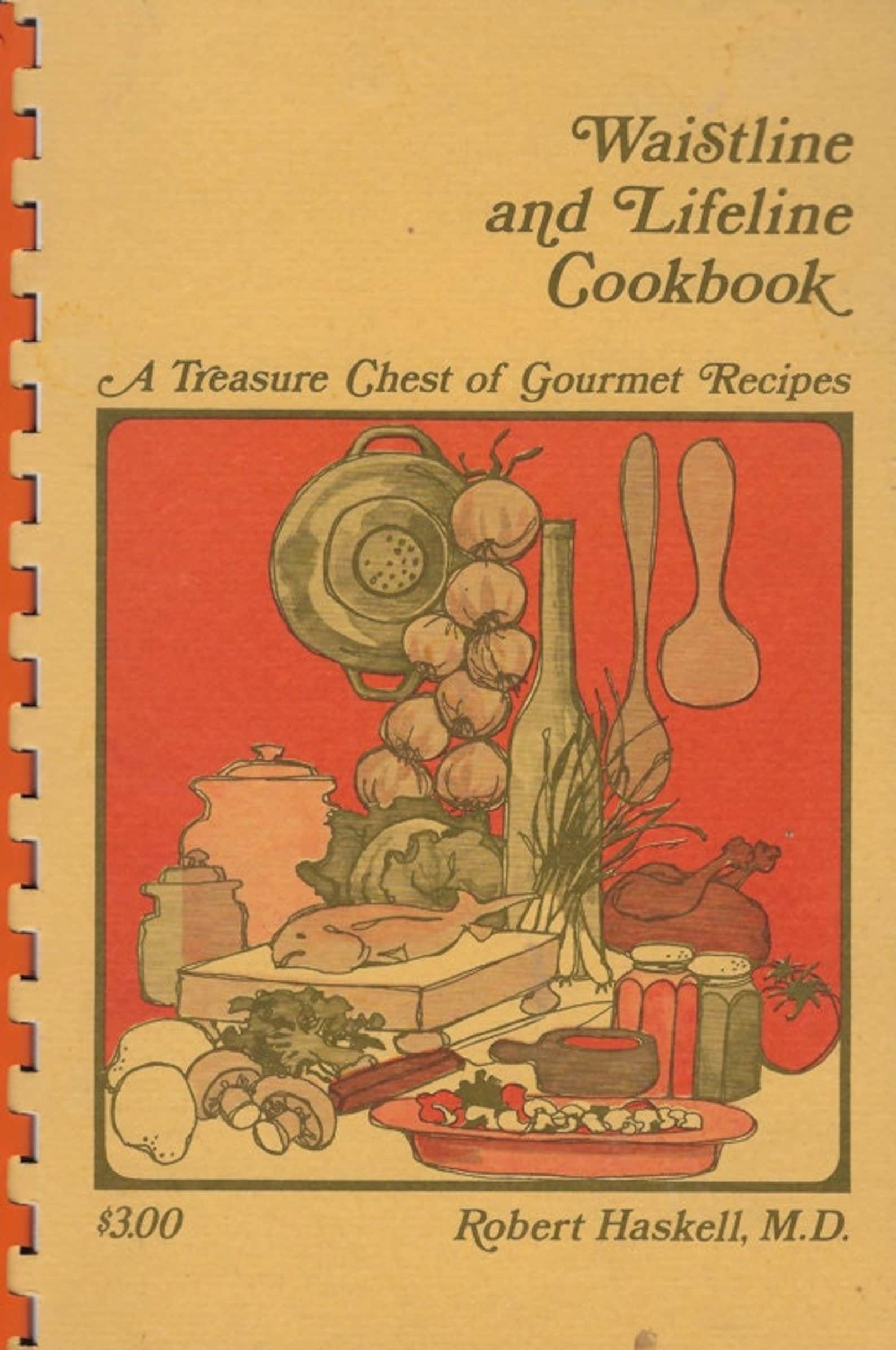 Vintage 70s PDF Cookbook: Waistline and Lifeline Gourmet Recipes by ...