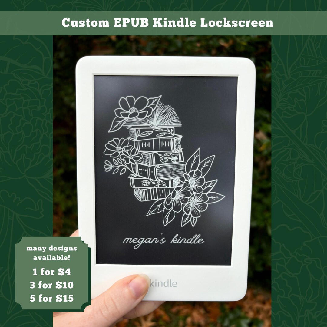 Personalized Kindle Lockscreen | Custom Screensaver | Kindle ...
