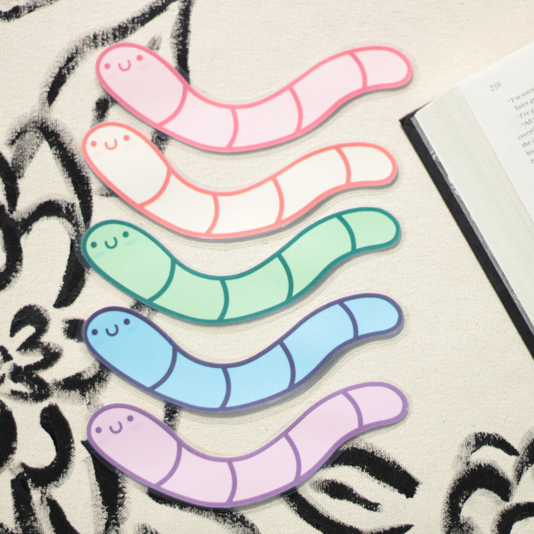 Bookworm Bookmark Book Worm Cottagecore Cute Book Mark Book Marker Page ...