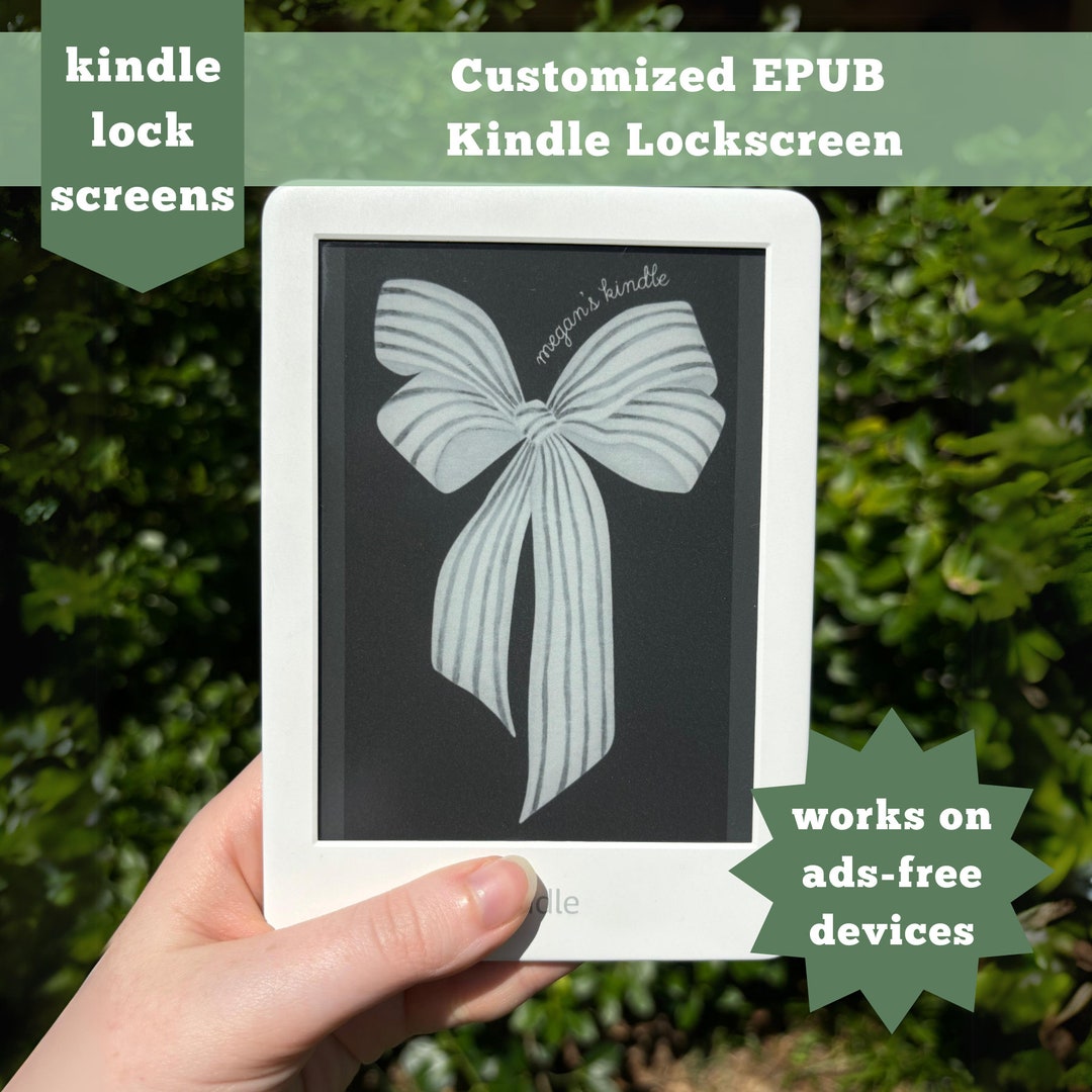 Personalized Kindle Lockscreen | Custom Screensaver | Kindle ...