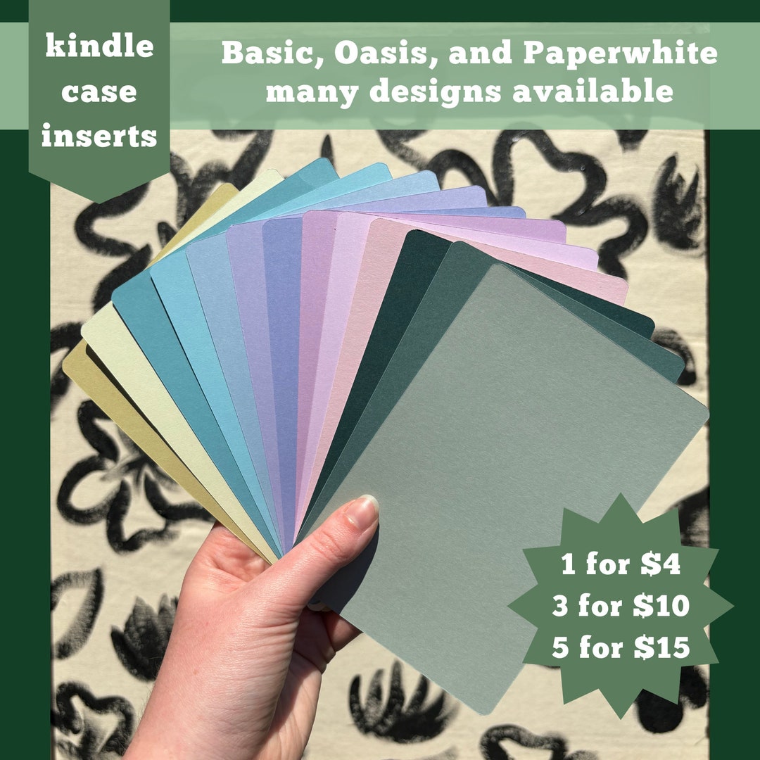 Kindle Clear Case Insert | Kindle Paperwhite | Kindle Oasis | Cute ...