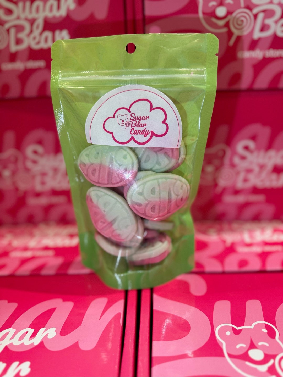 Tiktok Bubs: Swedish Candy Watermelon Ovals - Etsy