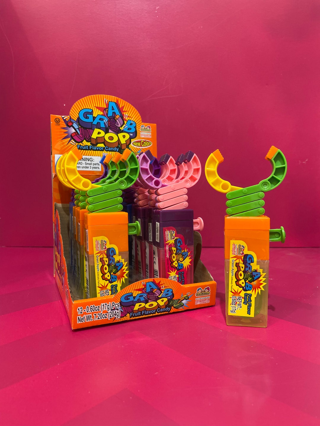 Grab Pop Fruit Flavor Candy - Etsy