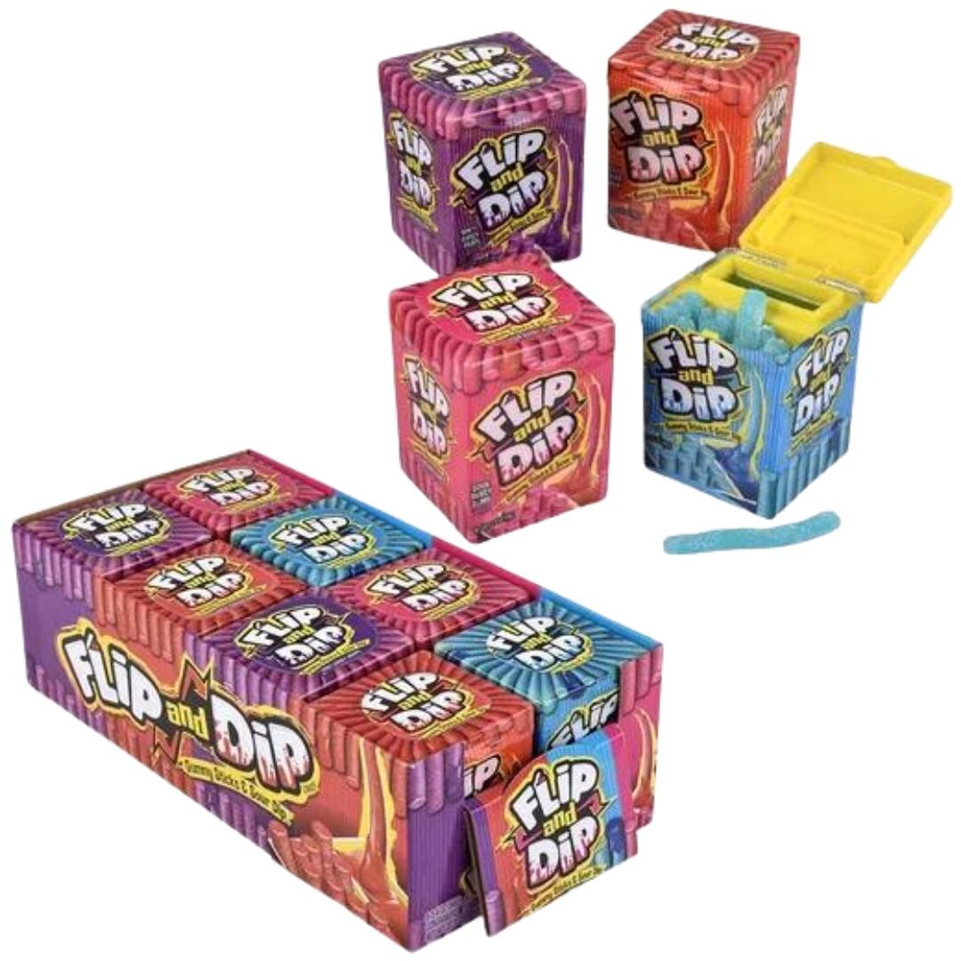 Flip and Dip Gummy Sticks 8 Ct. - Etsy