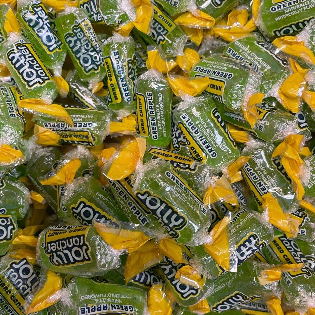 Jolly Hard Candy Single Flavor Rancherss (green Apple) - Etsy