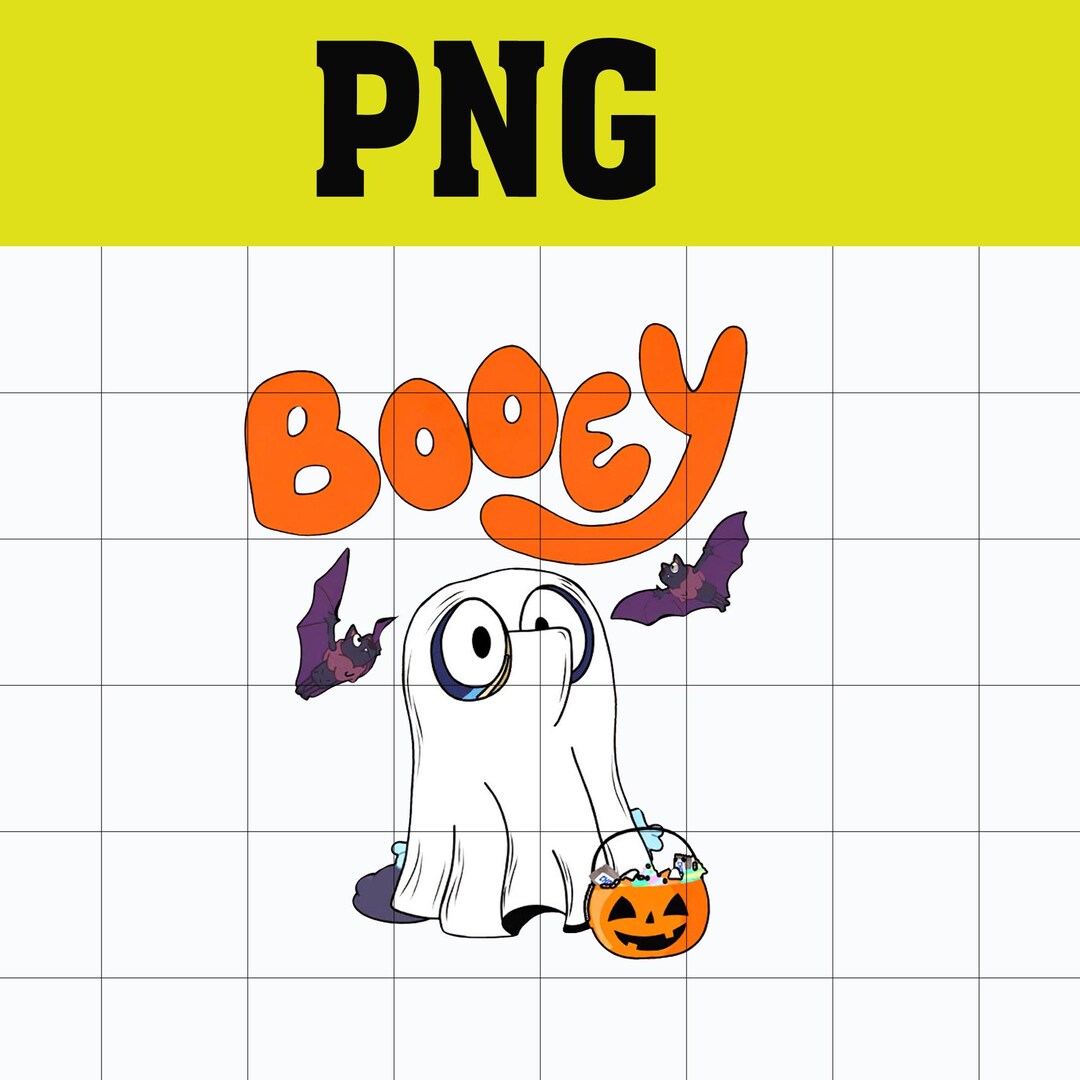 Booey Bluey Png, Bluey Halloween Png, Booey Halloween Png, Spooky ...