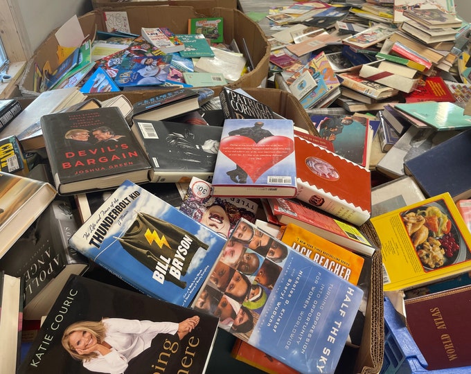 5 Pounds of Books - Random Lot - You Pick Genre - Etsy