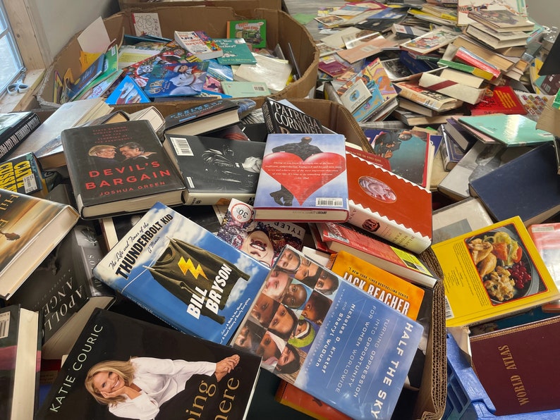 5 Pounds of Books Random Lot You Pick Genre - Etsy