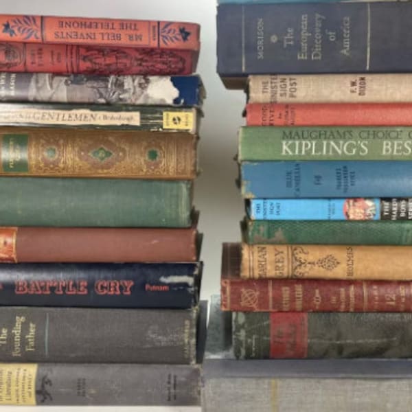 Vintage Books - Etsy