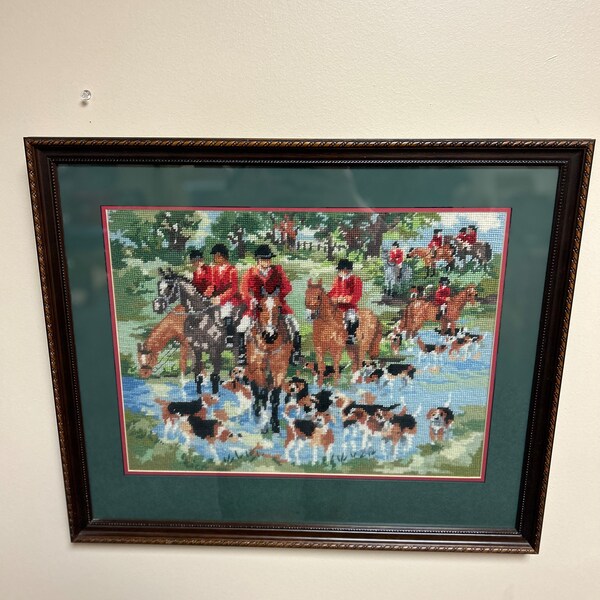 Framed Cross Stitch - Etsy