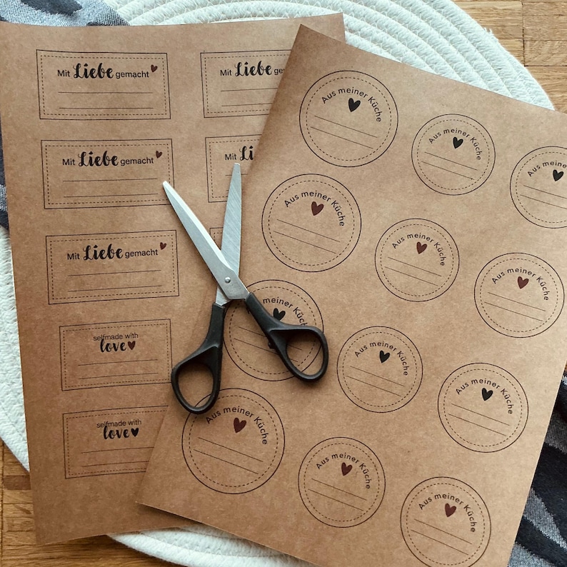 Jam & Liqueur Labels | Digital Labels Made With Love | DIY Gift ...