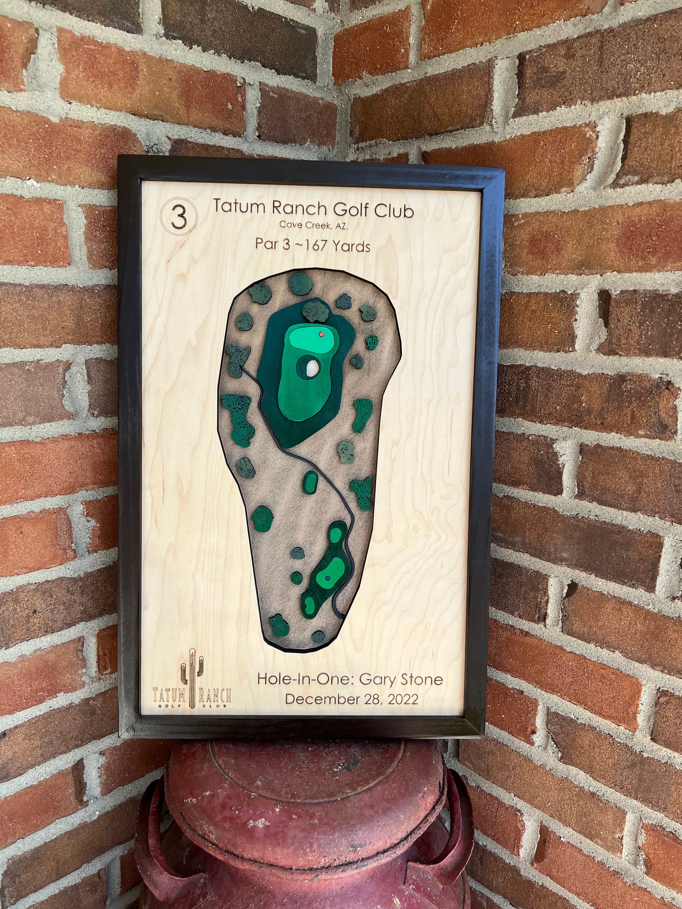 Augusta National, Hole 12, Amen Corner. Golf Course, Wood Engraved ...