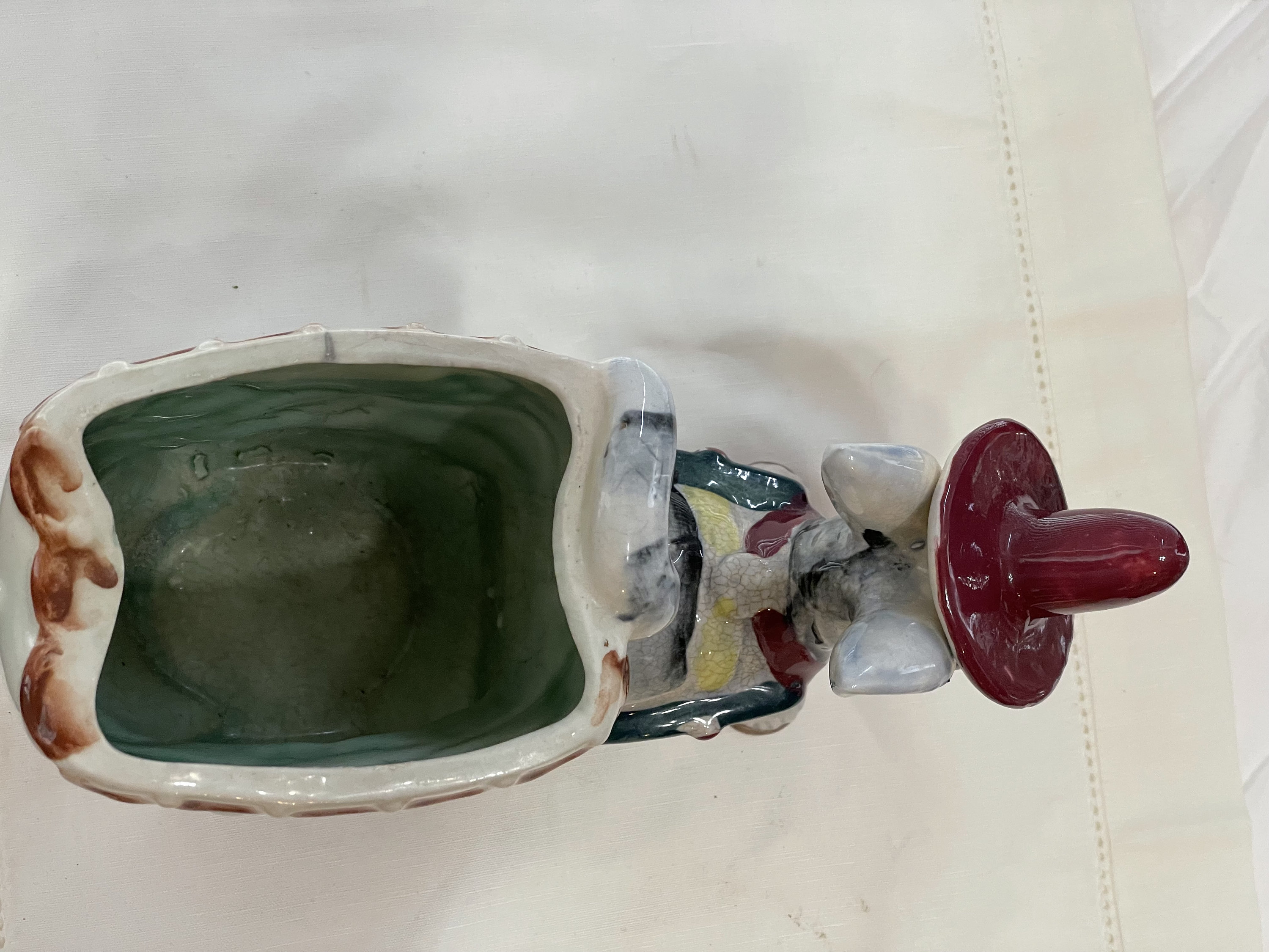 Vintage 1940-50 Kitsch Planter Donkey With Sombrero Hat - Etsy