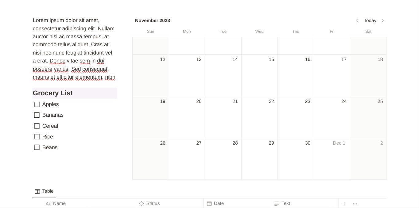 Weekly Notion Planner Template | Digital Planner | Notion Calendar ...