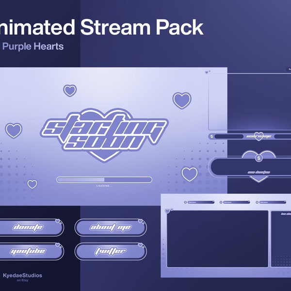 Y2k Twitch Overlay - Etsy