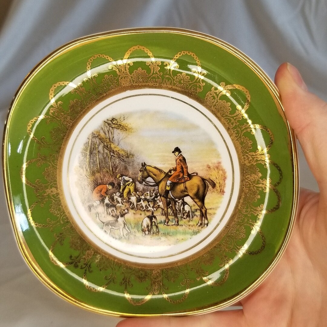 Plate From Ireland Hunting Scene by Arklow - Etsy