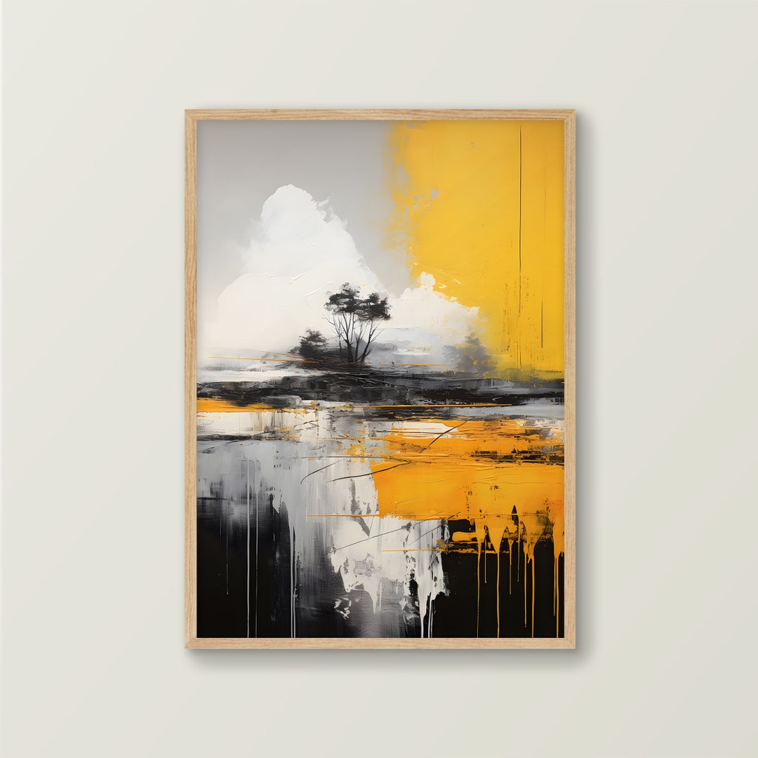 Abstract Landscape Art Print Printable Wall Art Digital - Etsy