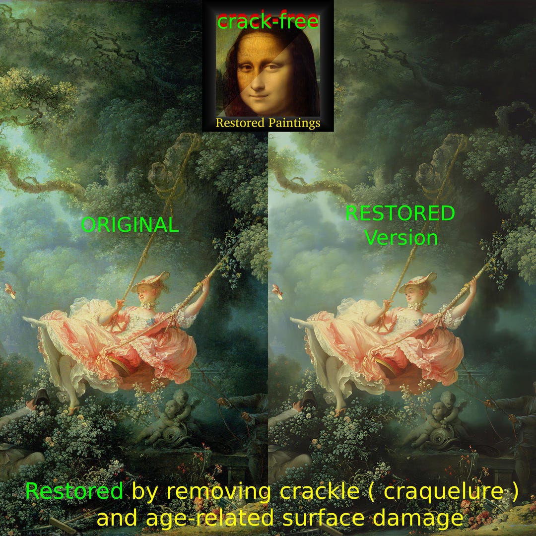 The Swing Restored Digital Download | Jean Honore Fragonard | Printable ...