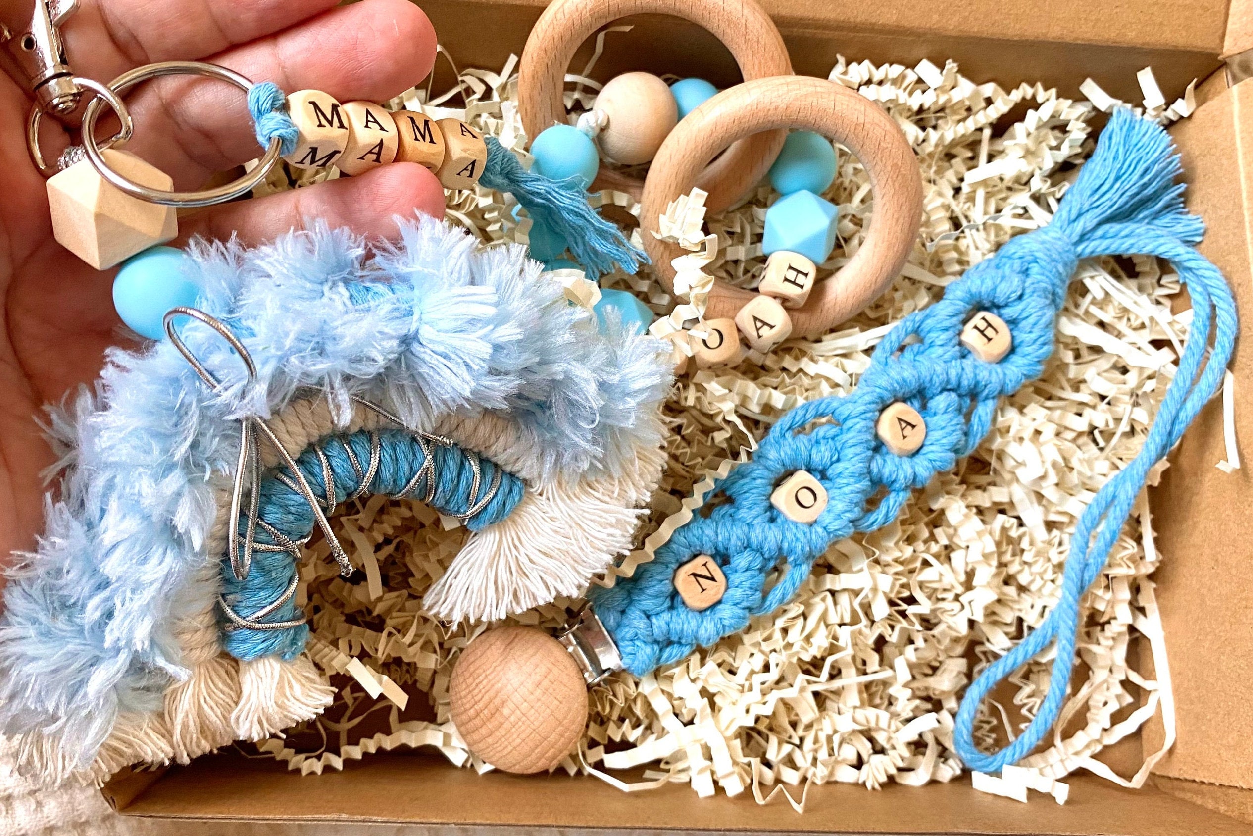 Personalized Newborn Baby Gift Pregnancy Gift Boho Gift Box - Etsy