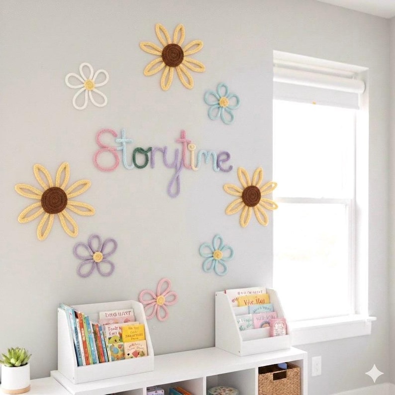 Knitted Wire Storytime Sign: Kids Room Decor - Etsy
