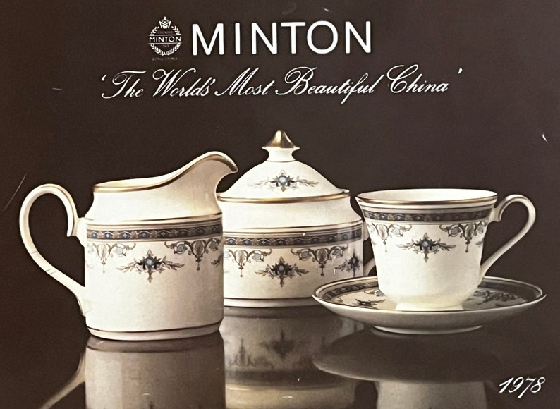 Minton Grasmere Fine Bone China. 14 Full Place Sets Plus Gravy Bowl and ...