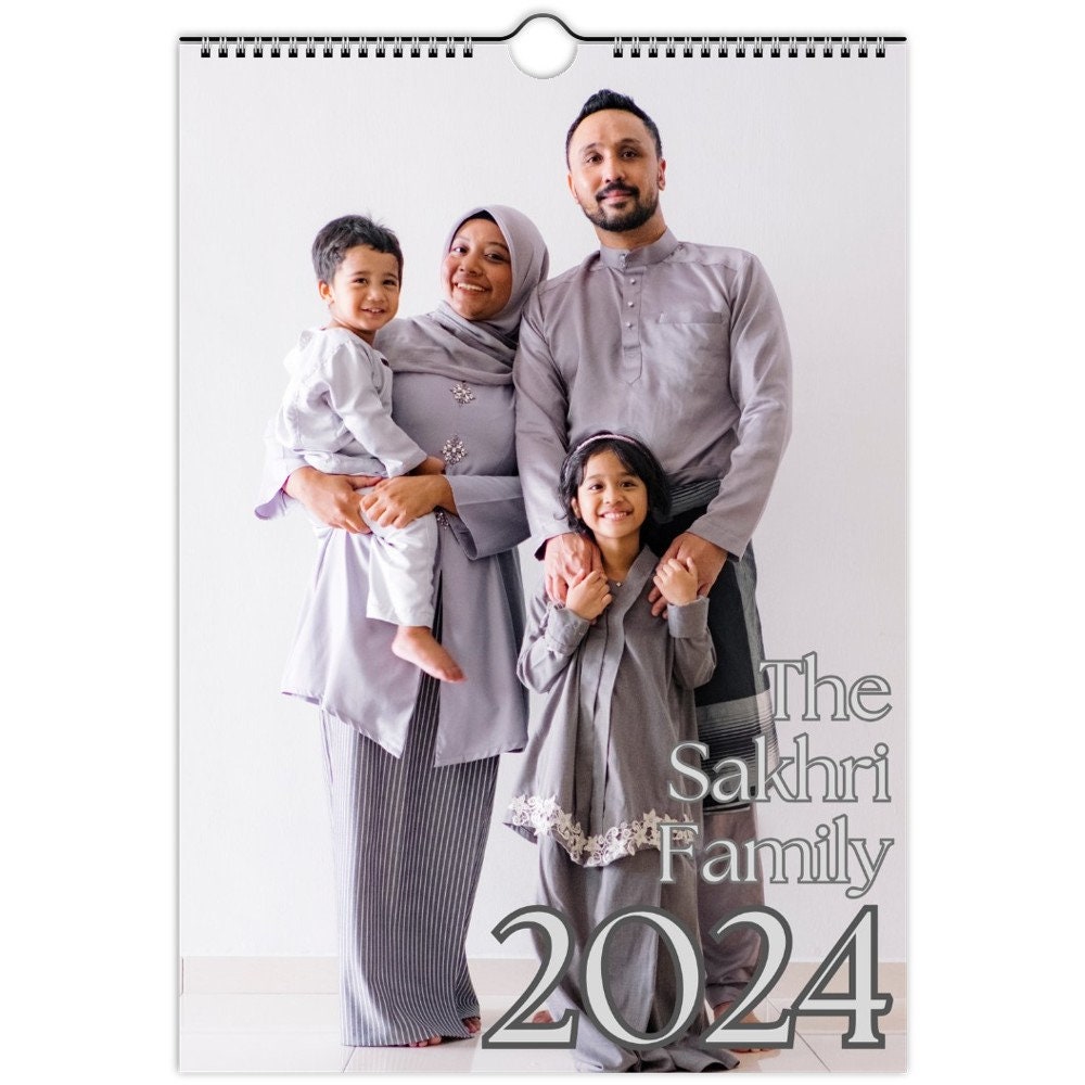 2024 Personalised Muslim Wall Calendars, Ramadan Gift, Mother's Gift ...