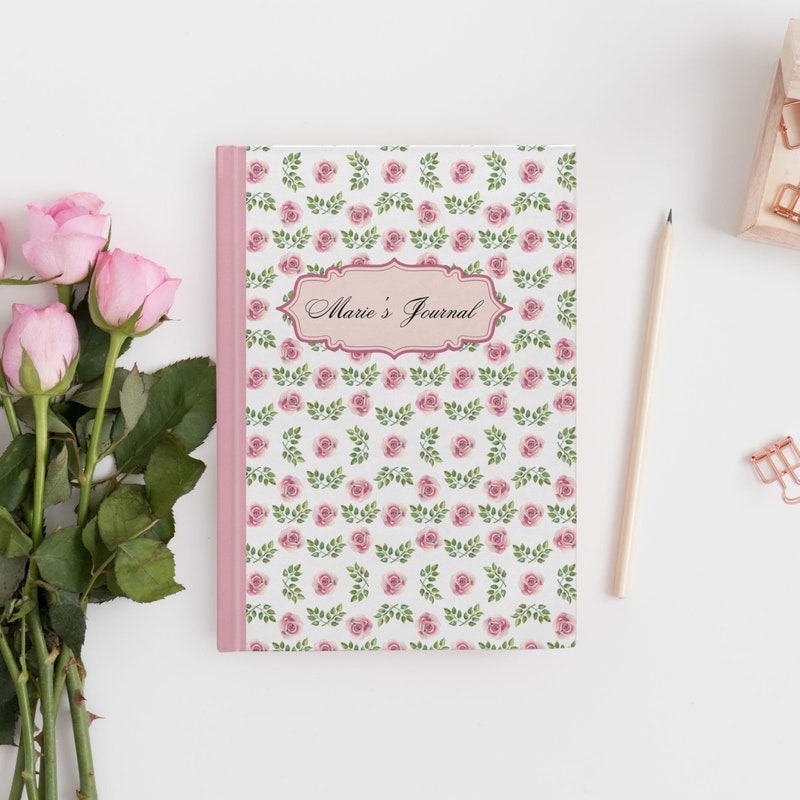 Aesthetic Pink Notebook - Etsy