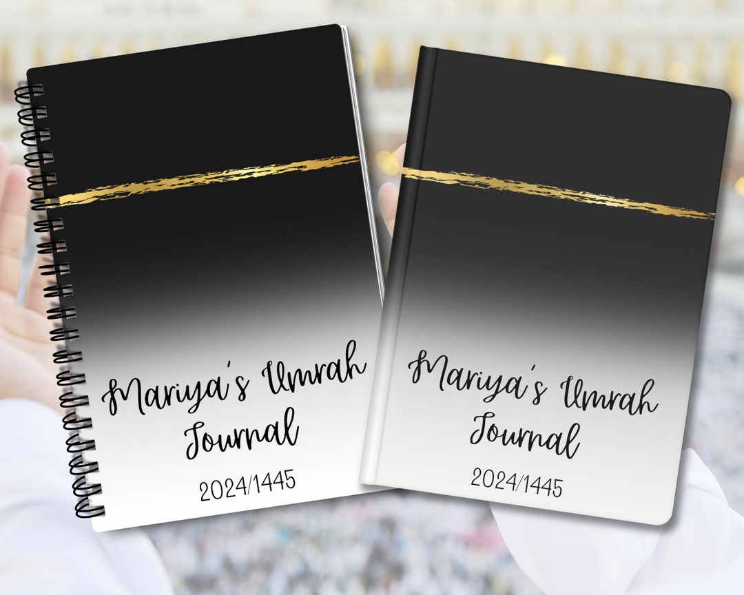 Personalised Hajj & Umrah Journal, Hajj Gift, Hajj Journal, Hajj ...