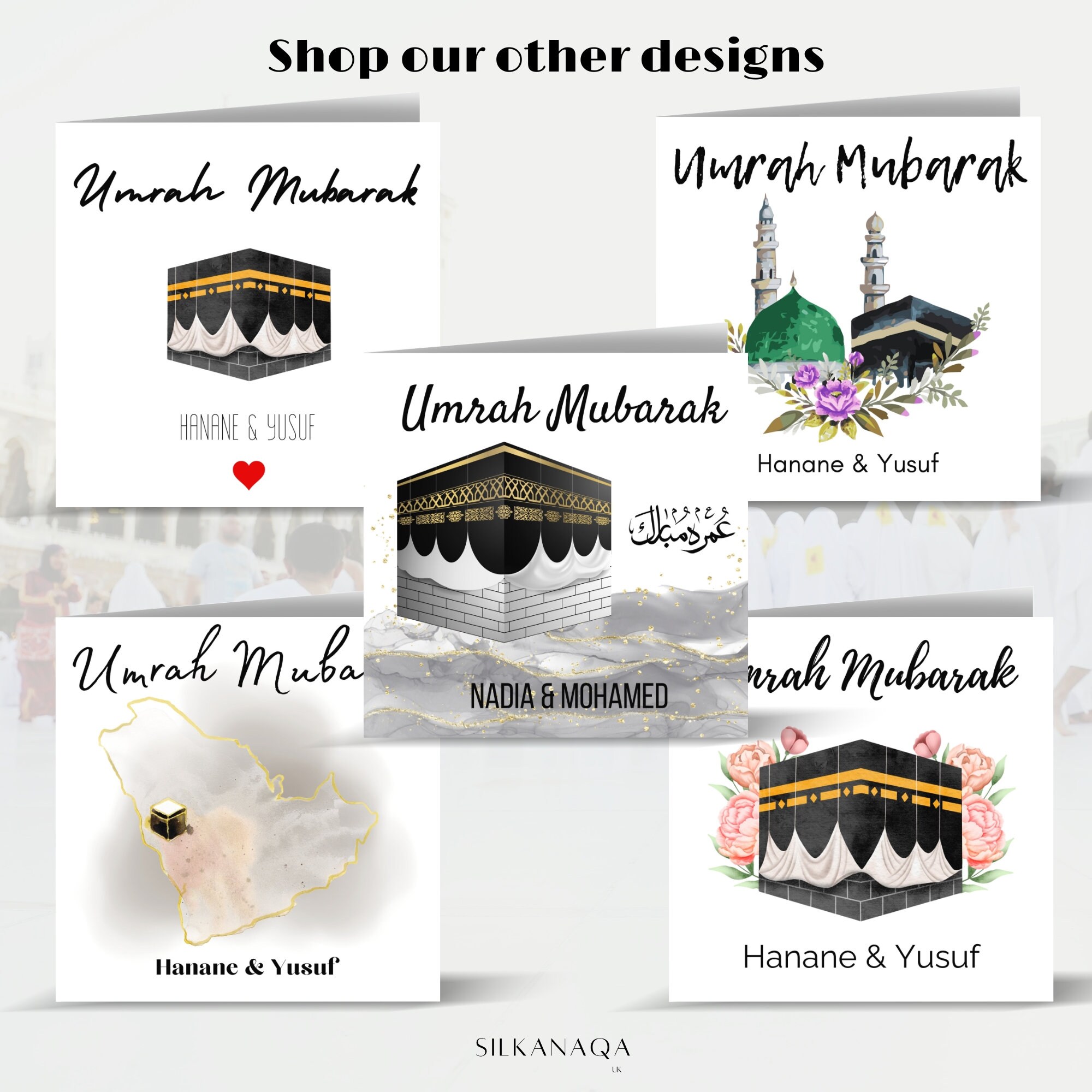 Personalised Umrah Mubarak Card, Umrah Card, Umrah Gift, Umrah 2024 ...