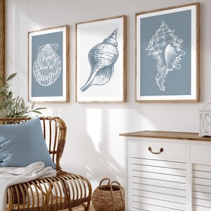 Coastal Wall Art, Beach Prints, Modern Beach Art, Blue Coastal Art ...