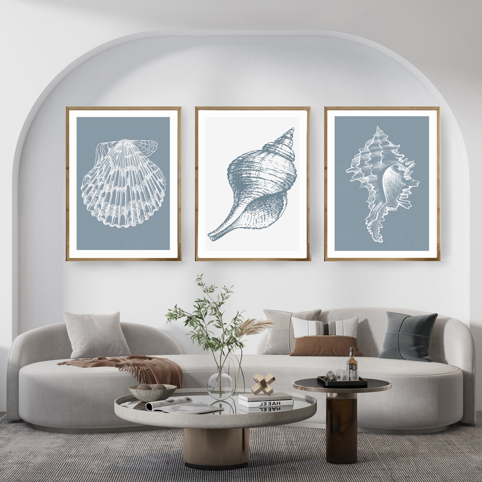 Coastal Wall Art, Beach Prints, Modern Beach Art, Blue Coastal Art ...