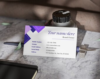 PIGMENT 1 Style Business Cards Designer Card Collection Custom Business ...