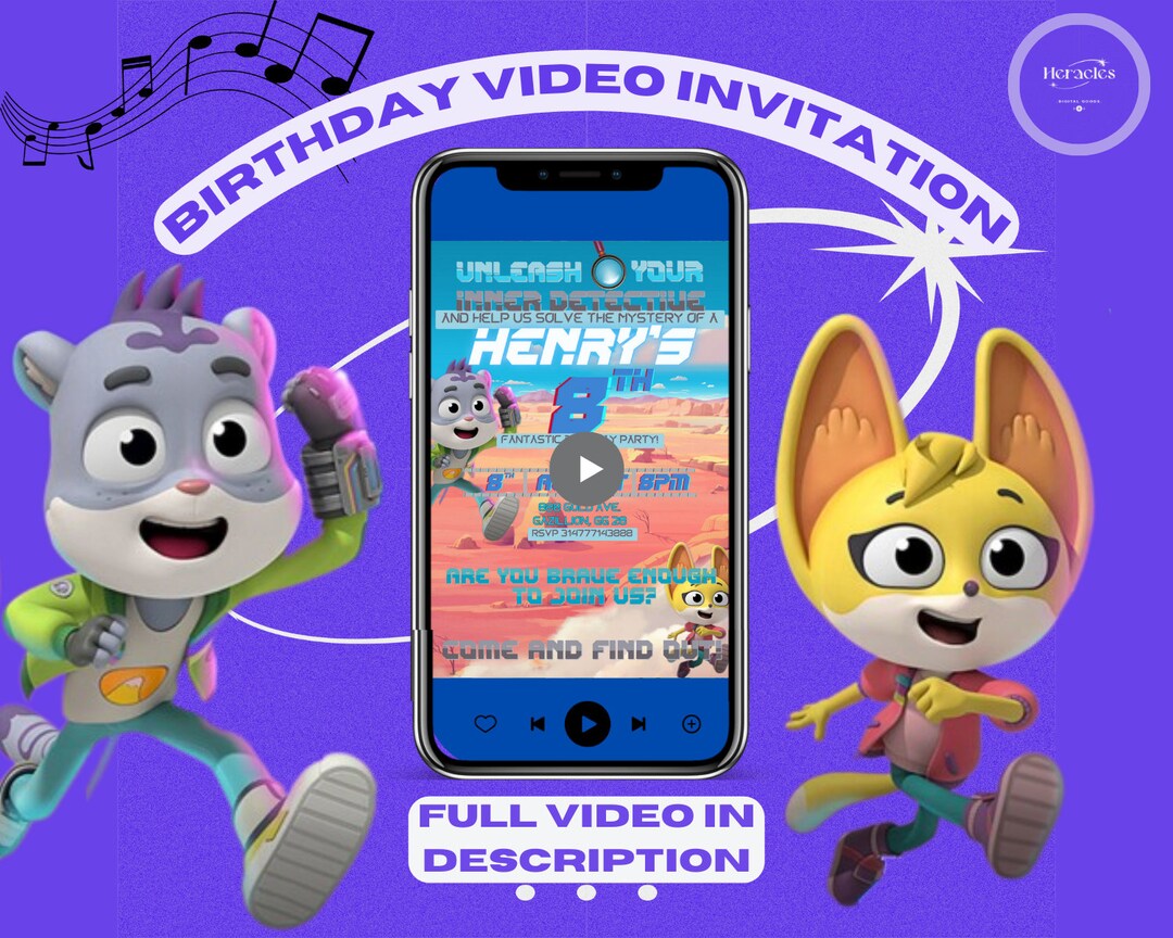 The Creature Cases Birthday Video Invitation, Creature Cases Birthday ...