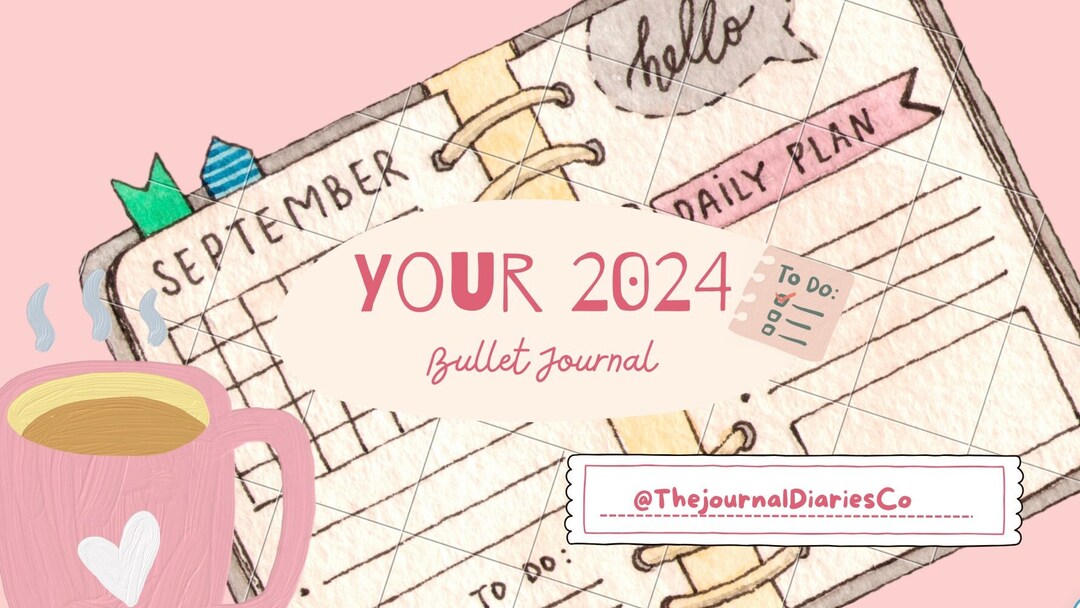 2024 Bullet Journal - Etsy
