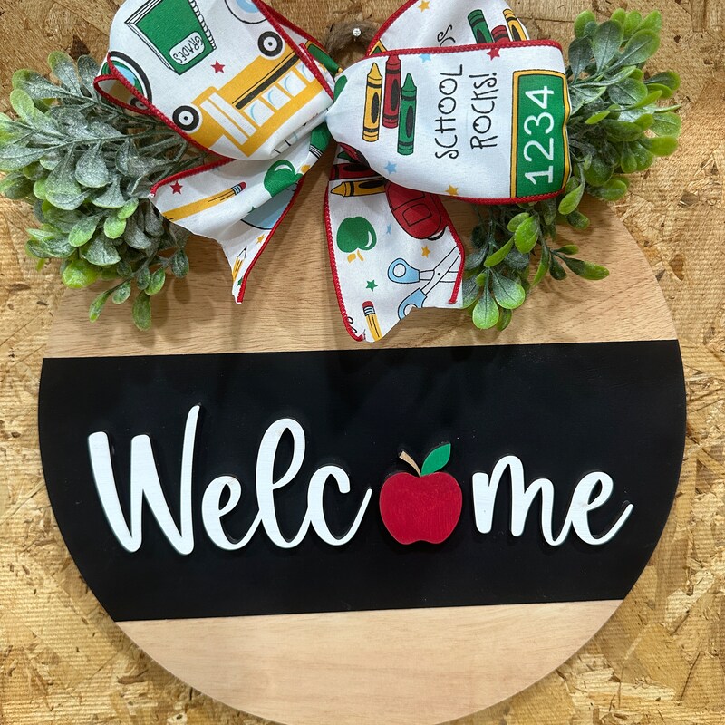 Apple Door Hanger - Etsy