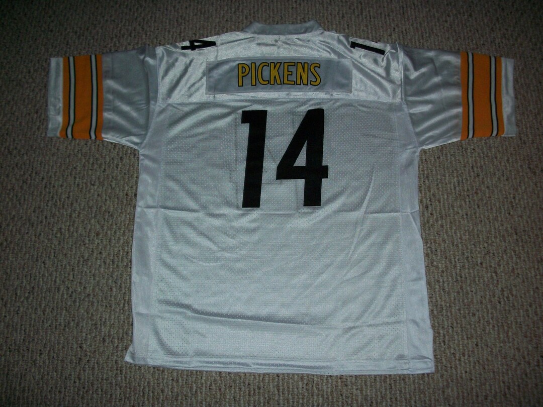 George Pickens #14 Sewn Stitched Custom Jersey White Pittsburgh All ...