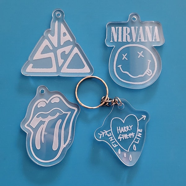 Nirvana Keychain - Etsy