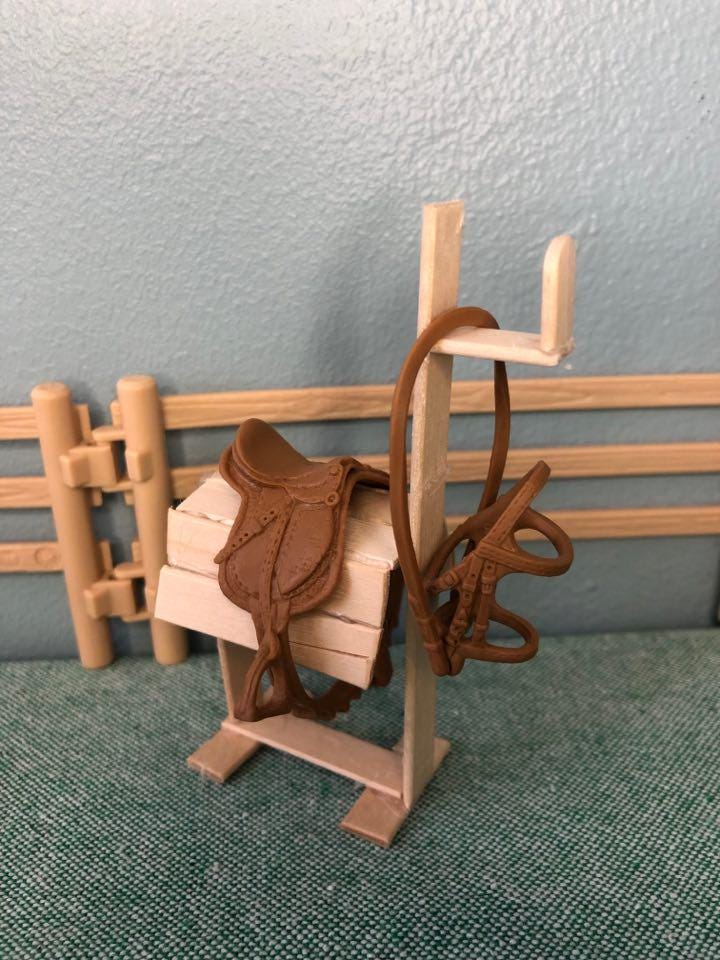 Schleich Horse Saddle Rack, Cute, Pony and Horse, Model Horse Stuff - Etsy