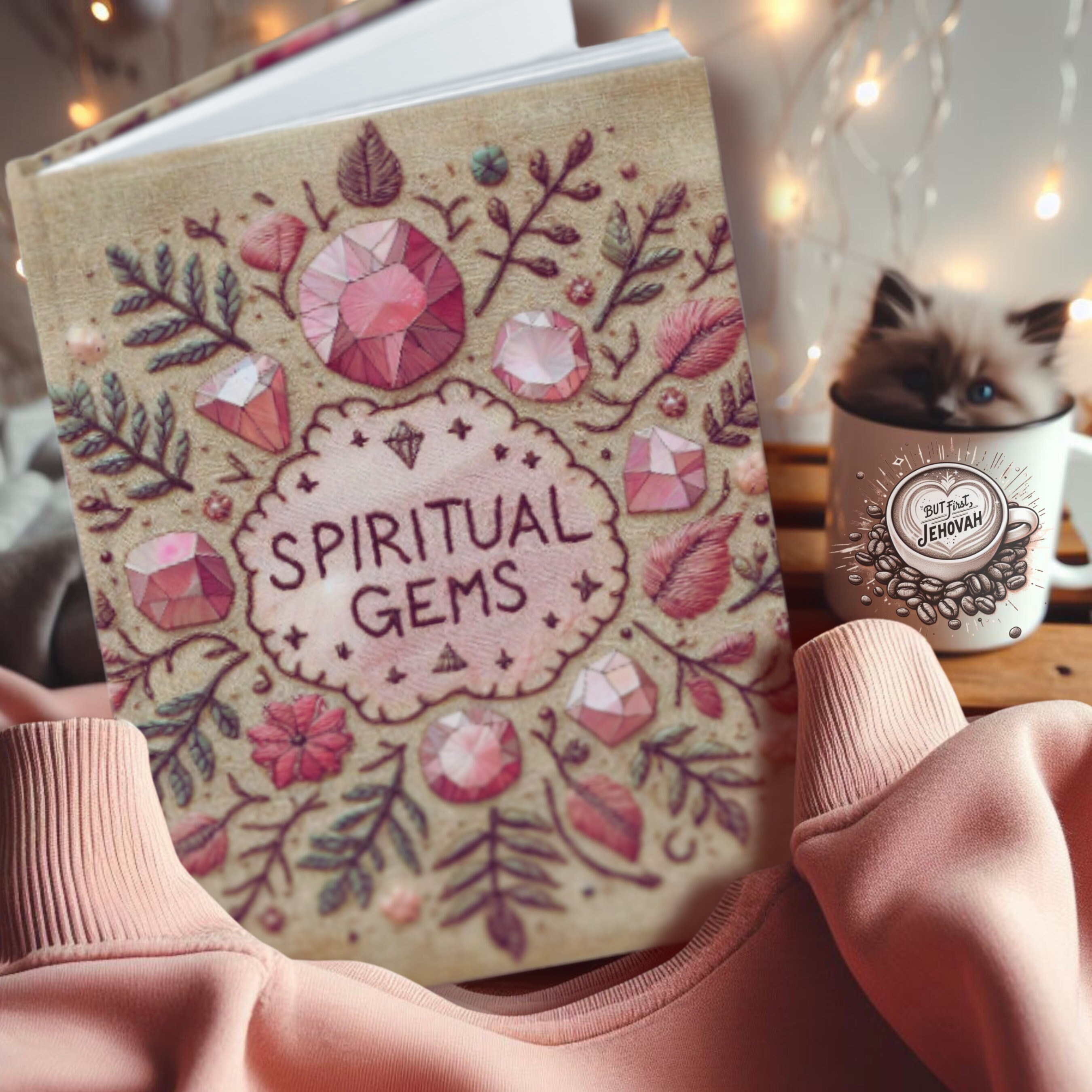 Spiritual Sparkles Embroidery-inspired Journal - Etsy