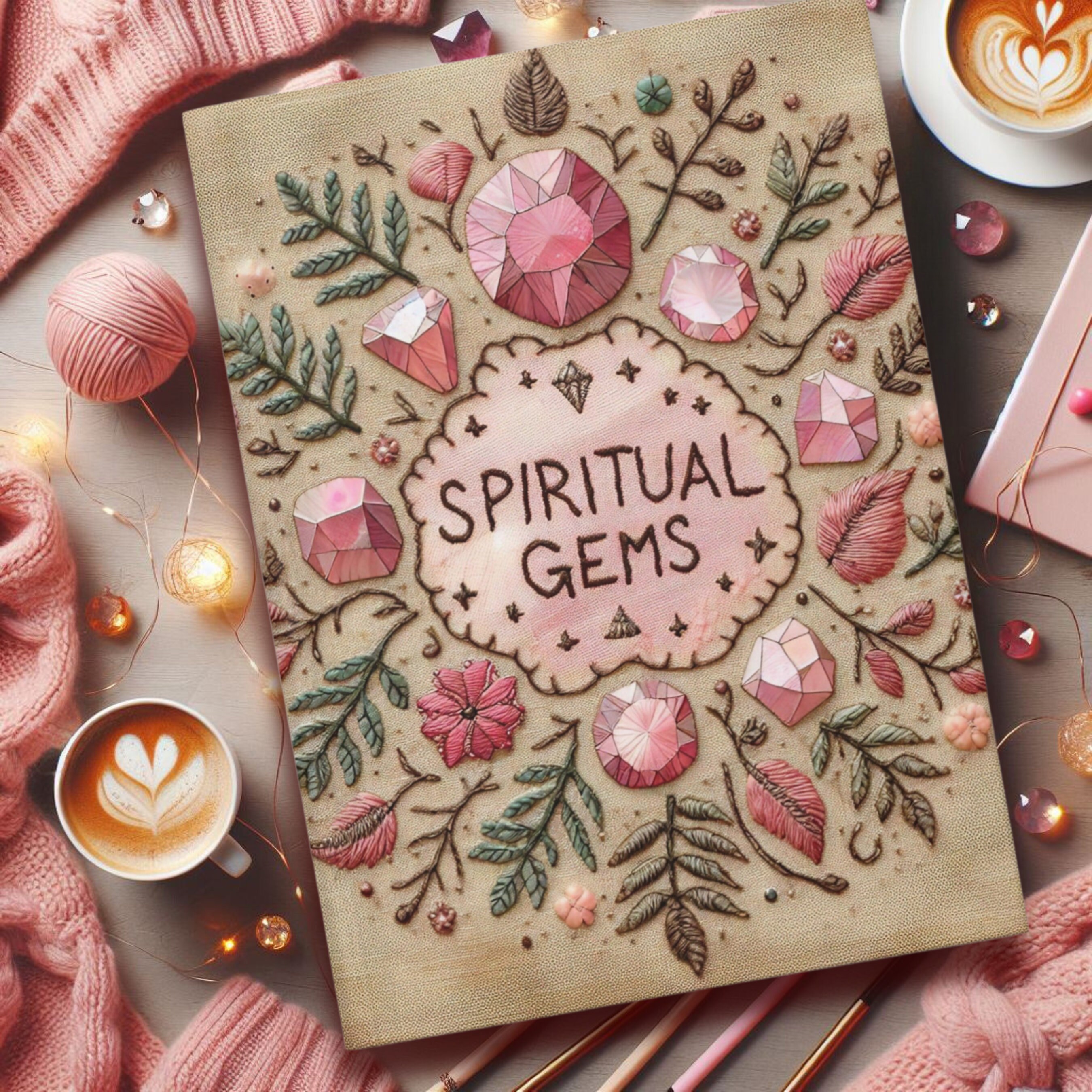 Spiritual Sparkles Embroidery-inspired Journal - Etsy
